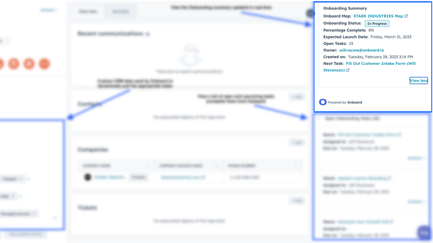 Onboard - Customer Success App for HubSpot | Onboard Software, Inc.